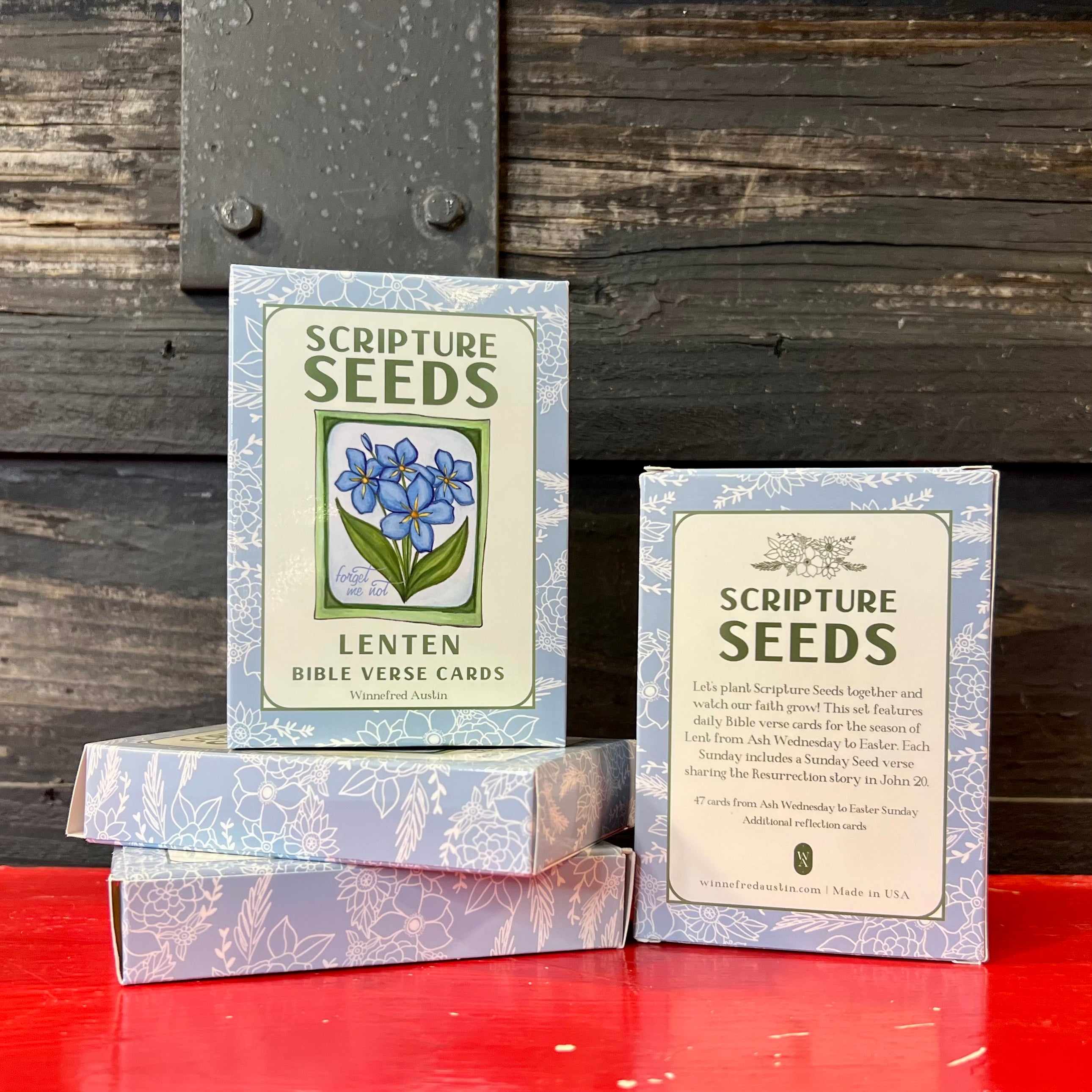 Scripture Seeds Lenten Bible Verse Cards - Barn & Bale