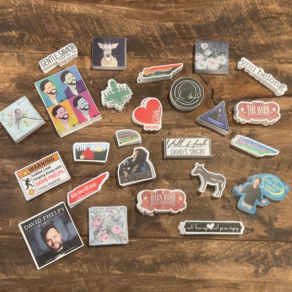 Barn and Bale Stickers - Barn & Bale